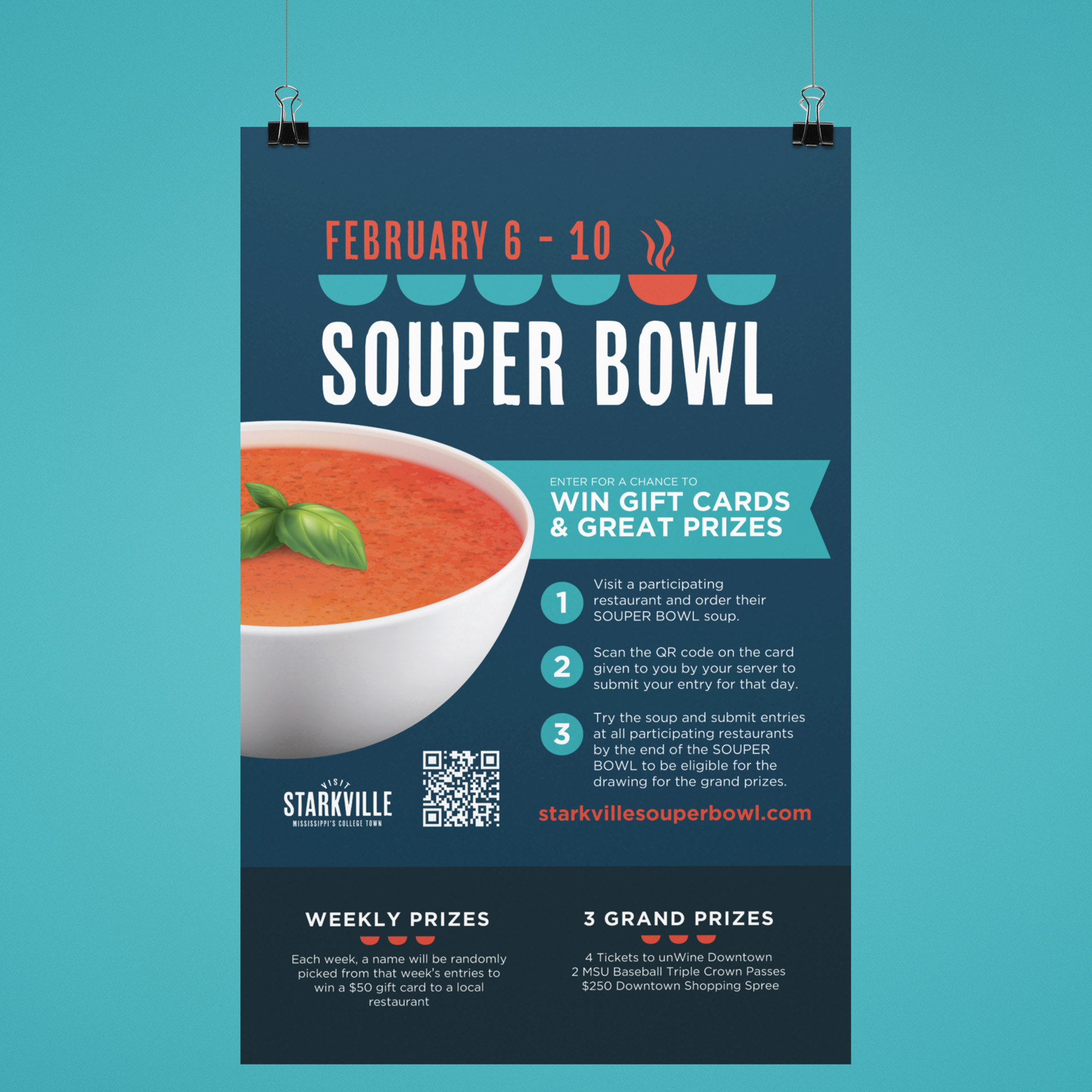 Soup Event Poster Design - Kathy Jacobs Design & Marketing